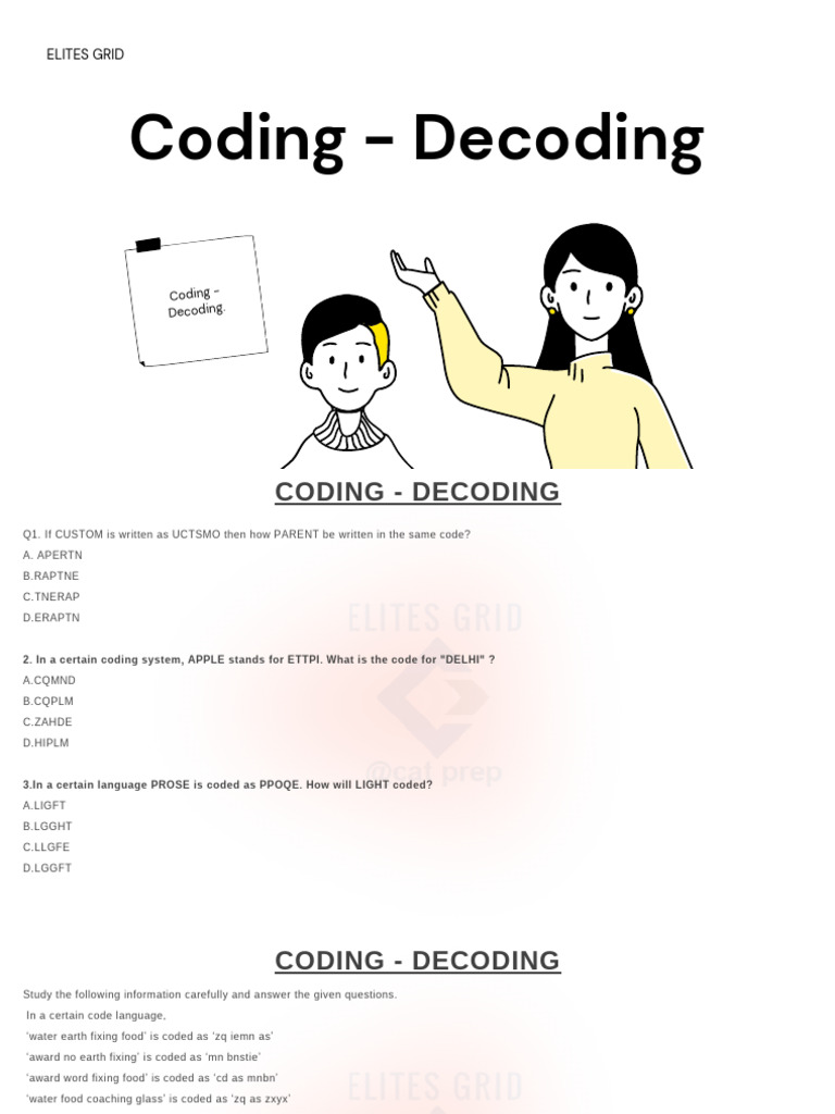 Coding - Decoding for Omets | PDF | Fruit | Linguistics