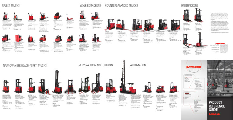 Raymond Lift Trucks Product Reference Guide | PDF | Warehouse | Pallet