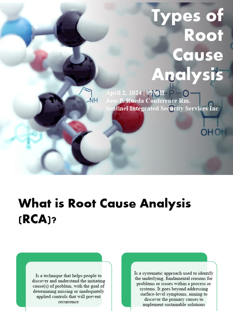 Types of Root Cause Analysis | PDF