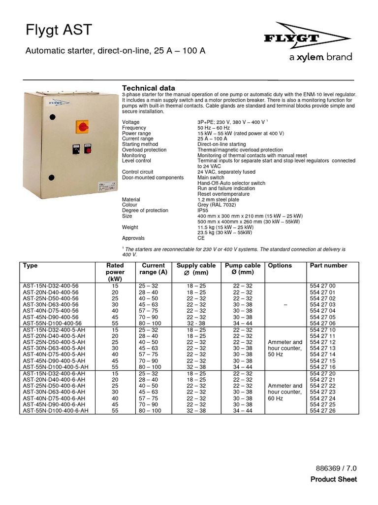 Start AST D100 886369 | PDF | Power Supply | Electrical Equipment