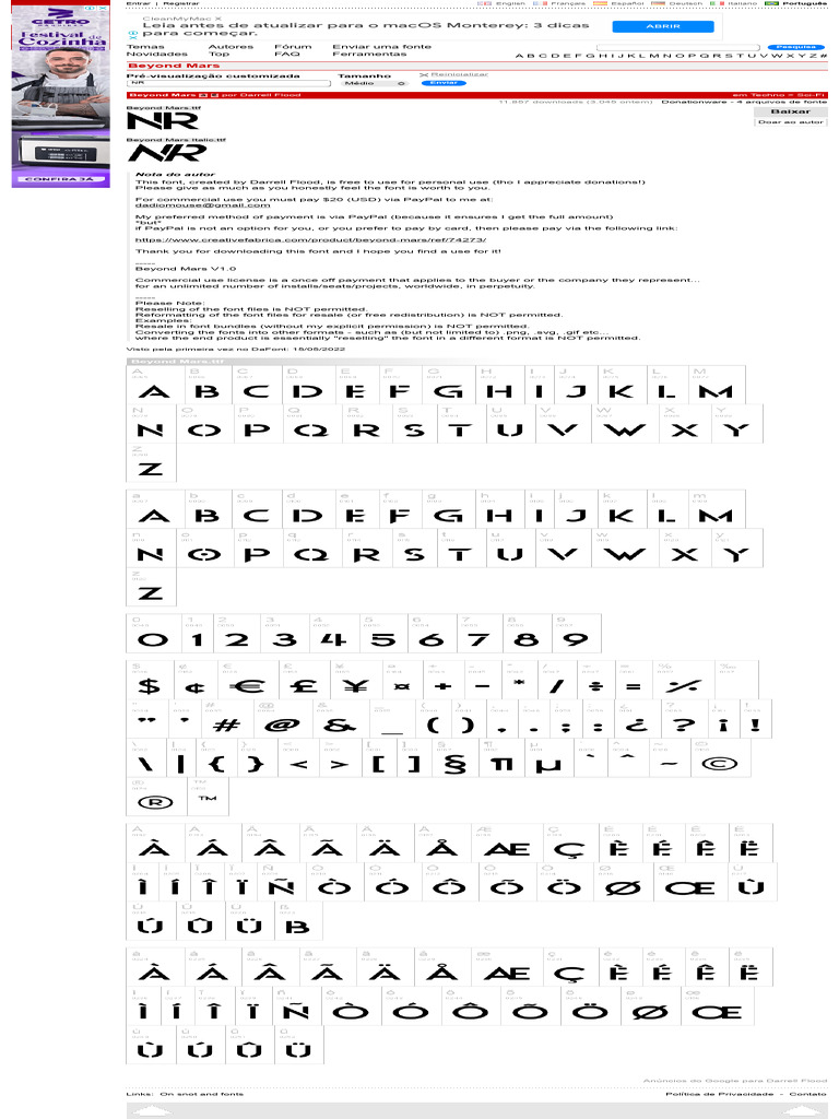 Beyond Mars Dafont.com | PDF