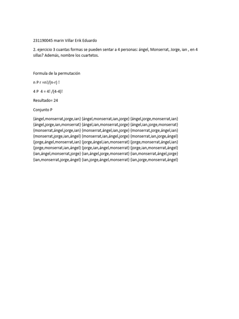 Pye - Ejercisio.3y4 Correcion | PDF