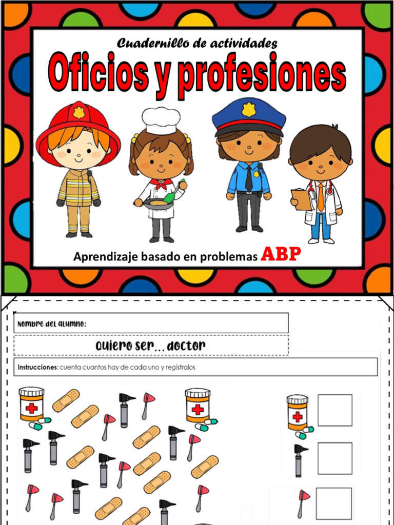 Cuadernillo Anexos de Oficios y Profesiones | PDF