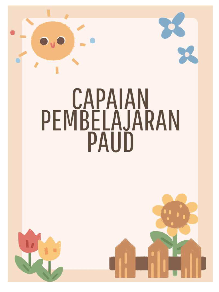 CP Paud | PDF | Karier & Perkembangan | Kesehatan Holistik