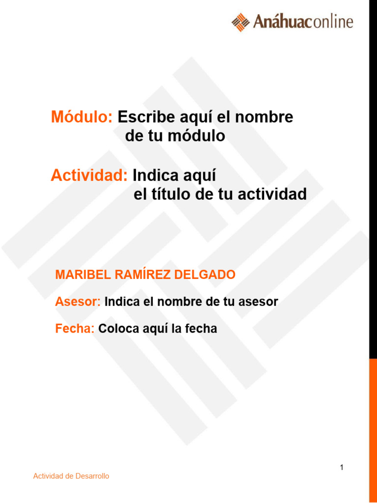 Formato de Actividad U5 | PDF | Liderazgo | Desarrollo personal
