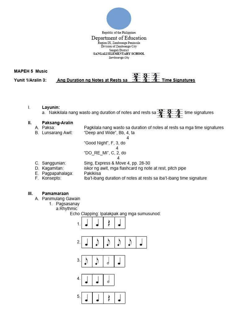 Co1 Music 5 Q1 | PDF