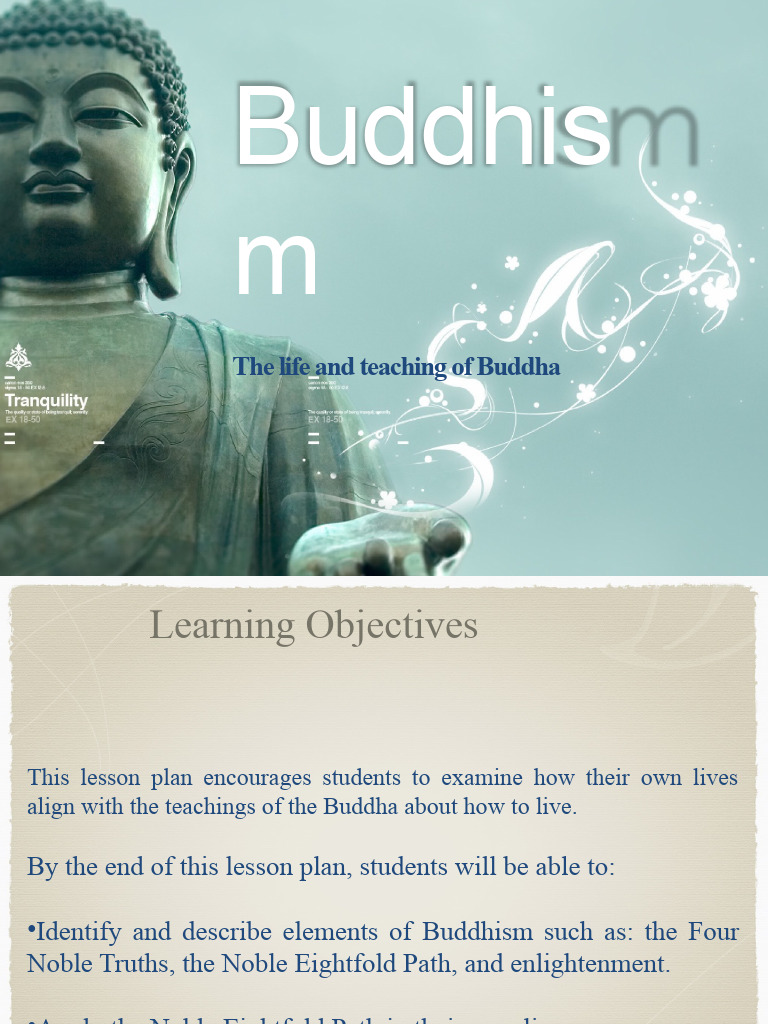 Buddism - Life and Teaching of Gautam Buddha | PDF