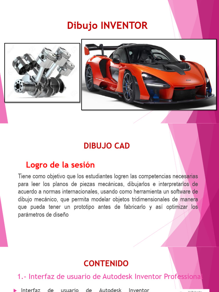 PRIMERA SESIÓN DIBUJO en INVENTOR | PDF | Autodesk | Informática