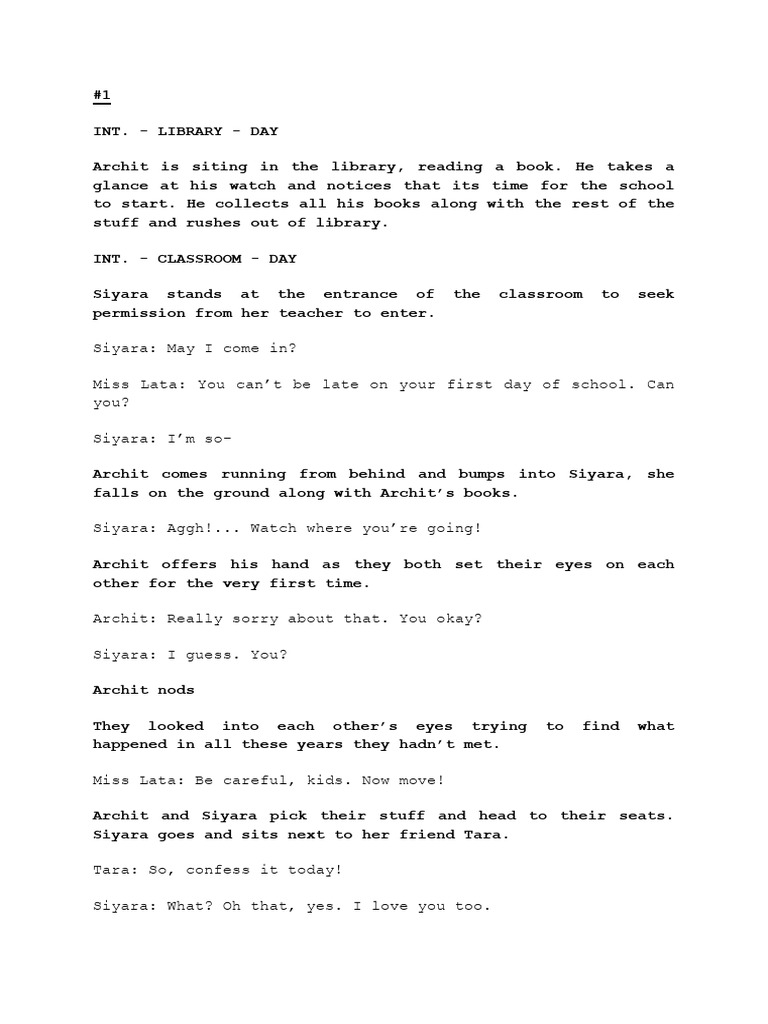 Story Line | PDF
