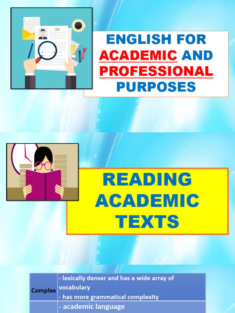 Main Lesson 2 - Reading Academic Text | PDF | Speed Reading | Learning