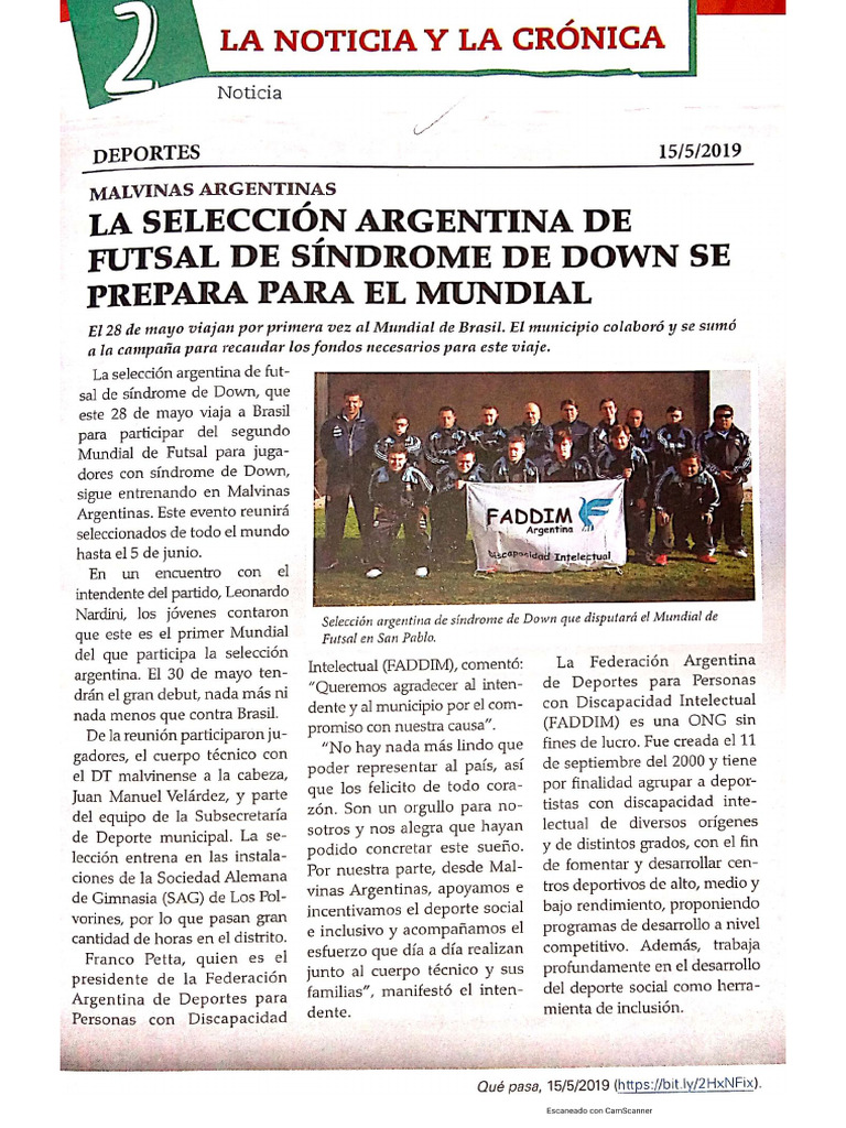 La Noticia y La Crónica | PDF