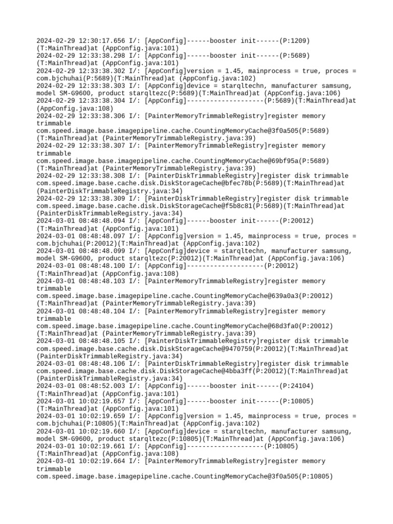 Logs | PDF | Process (Computing) | System Software