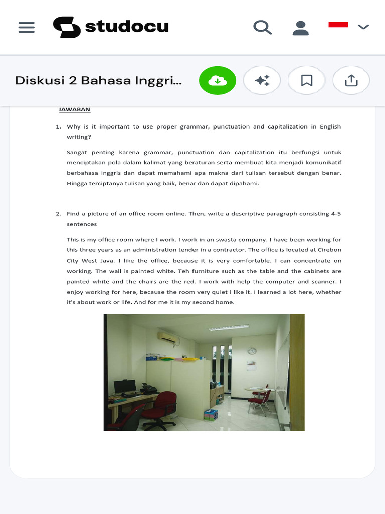 Diskusi 2 Bahasa Inggris MKWI4201 - Hi All, Having Learned The Materials in Session 2, Now ...