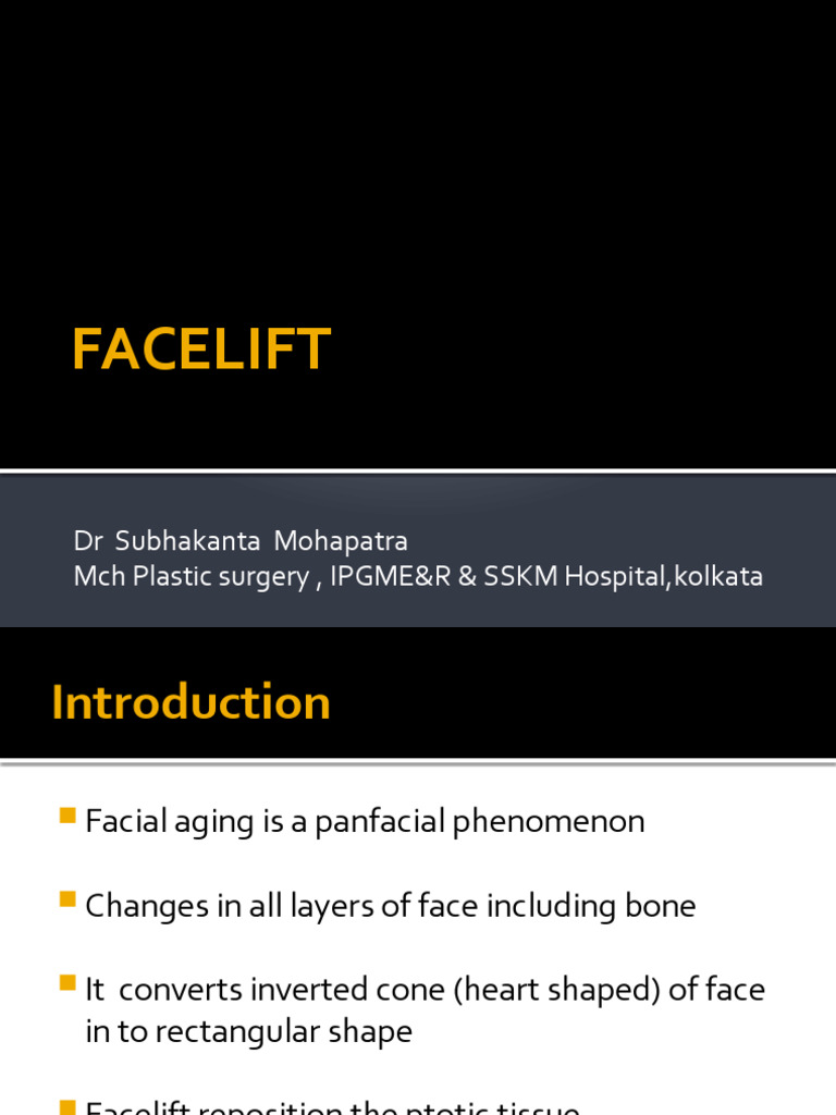 Dokumen Tips Facelift Surgery Pdf Surgical Specialties Human