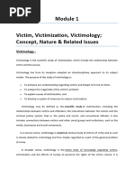 Penology and Victimology Overview | PDF | Punishments | Crimes