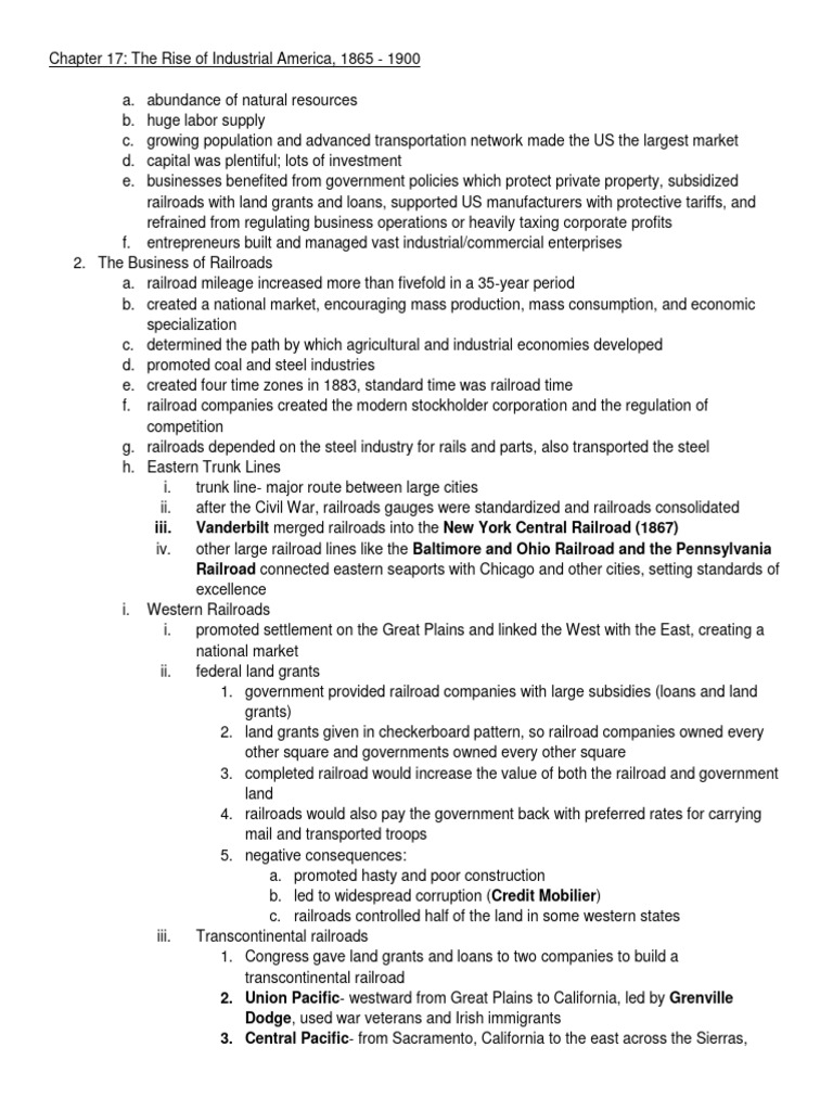 17 + 18. 2nd Industrial Revolution + Cities | PDF | Cost Of Living ...