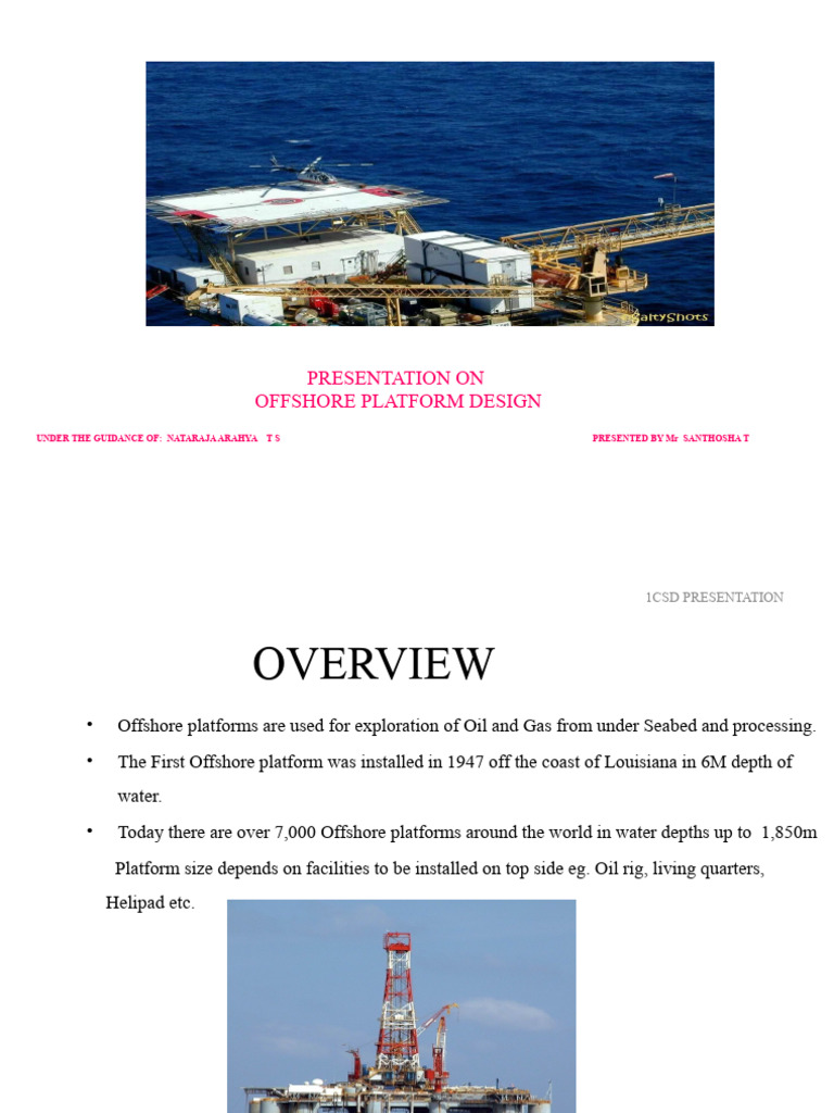 Final Ppt (1)Scs Offshore | PDF | Offshore Drilling | Deep Foundation