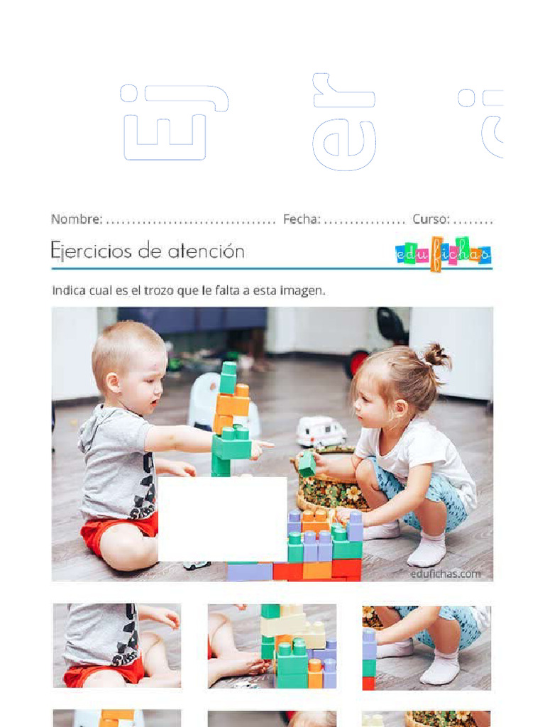 Ejercicios De Atencion Pdf
