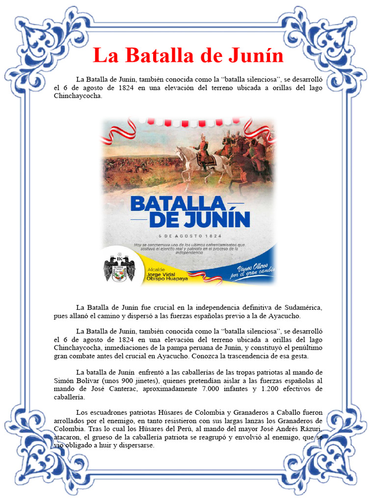 La Batalla de Junín | PDF