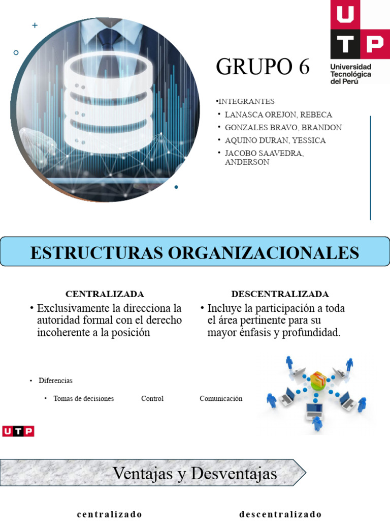 Estructuras Organizacionales | PDF