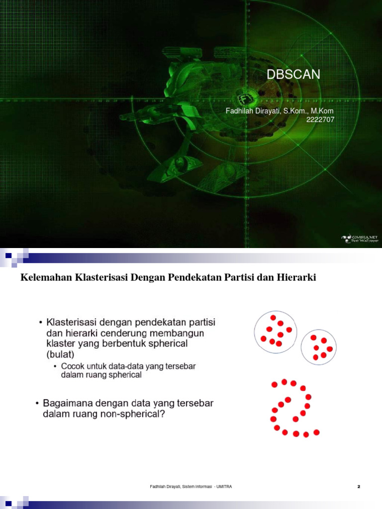 Pertemuan 11.1 - DBSCAN | PDF