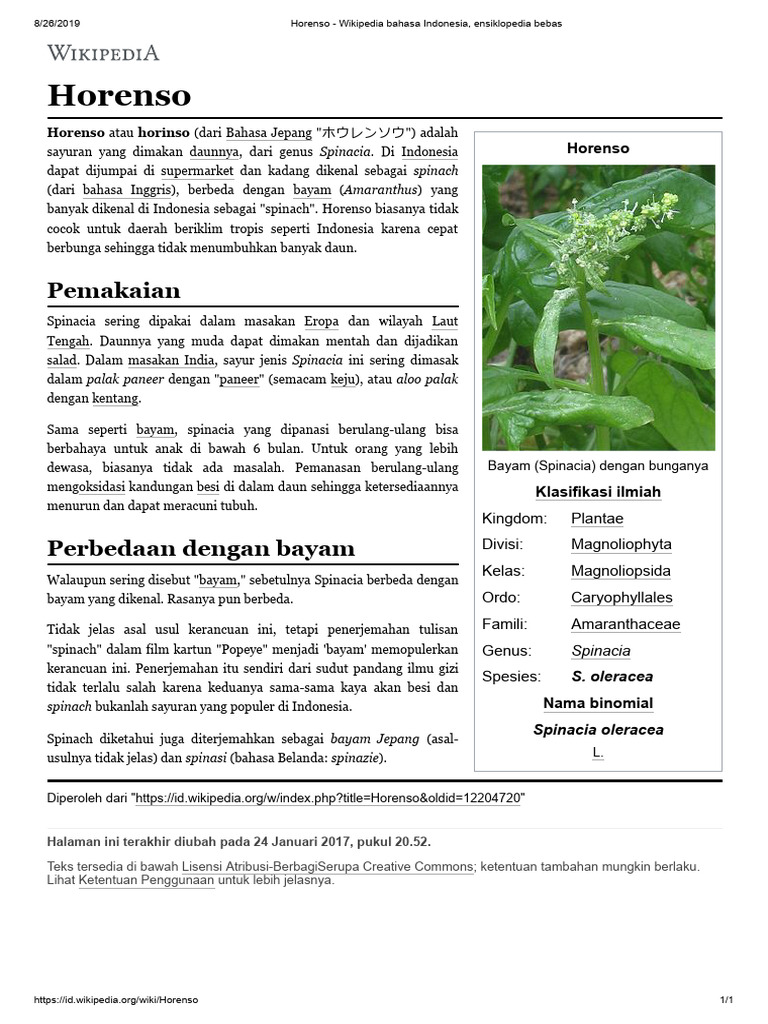 Klasifikasi Horenso | PDF | Sains & Matematika