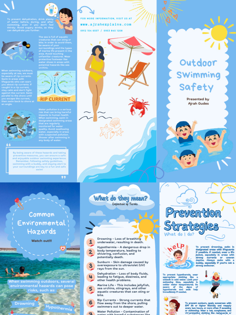 Outdoor Swimming Safety Brochure 20240412 163330 0000 | PDF | Swimming ...