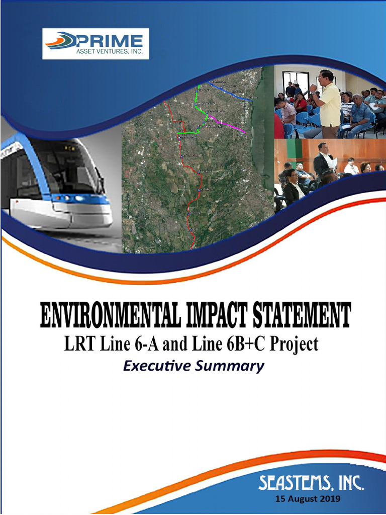 LRT 6 Executive Summary English | PDF | Environmental Impact Assessment | Water Quality