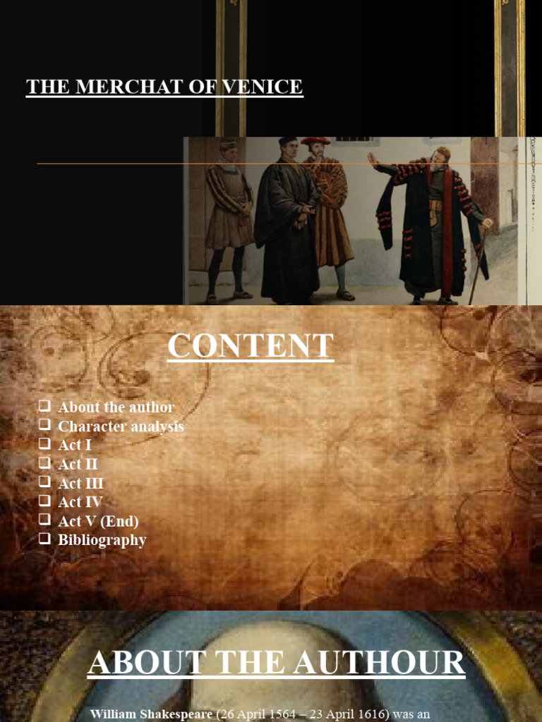 The Merchant of Venice Project | PDF | The Merchant Of Venice | Shylock