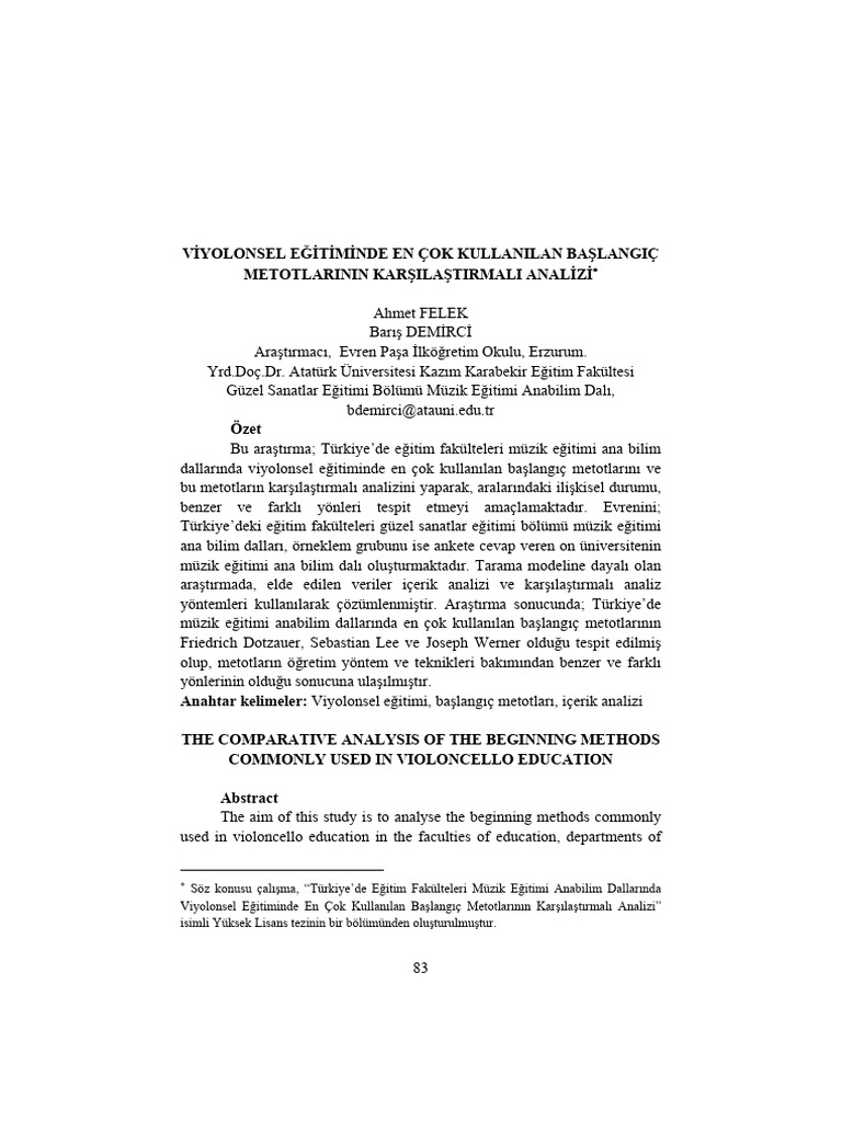 V - Yolonsel e - T - M - Nde en - Ok Kullanilan Ba - Langi - Metotlarinin Kar - Ila - Tirmali ...