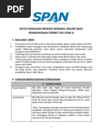 Span Permit A Guideline | PDF