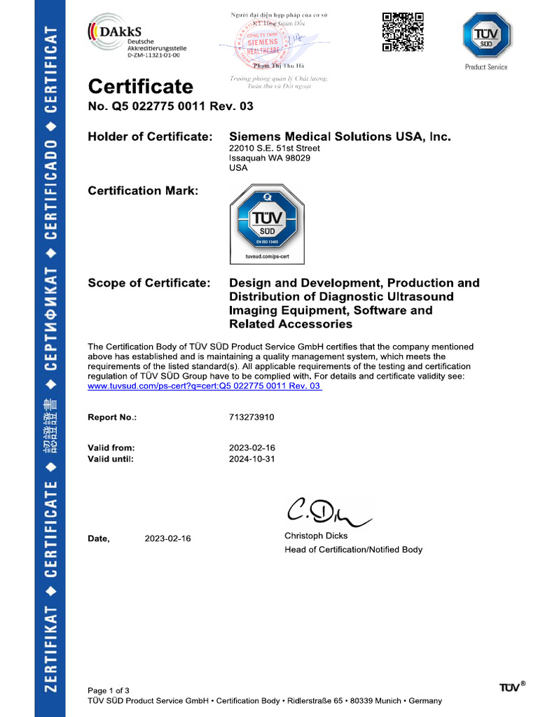 ISO 13485 Siemens | PDF