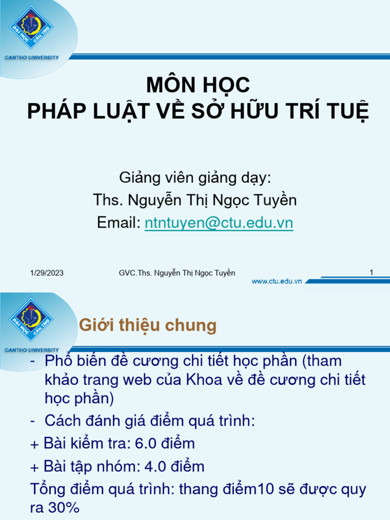 BAI 1-GIOI THIEU CHUNG VE QUYEN SHTT-SV | PDF