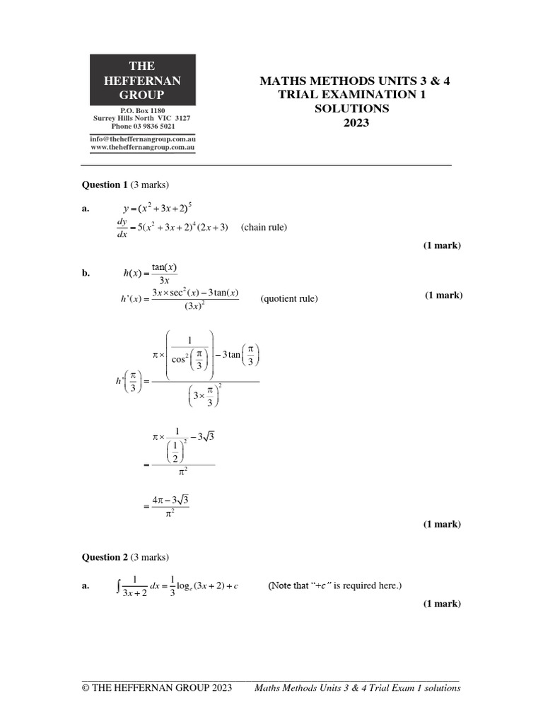 2023 Heffernan Exam 1 Solutions | Download Free PDF | Mathematical Objects | Mathematical Analysis