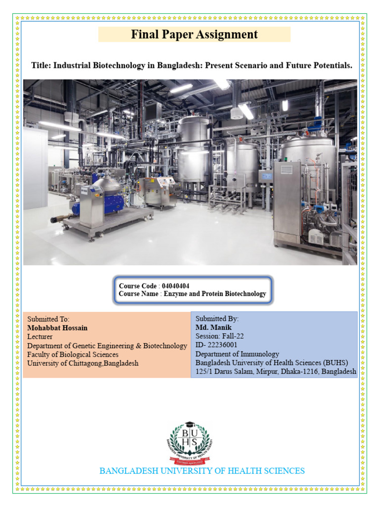Assignment_merged | PDF | Biotechnology | Life Sciences
