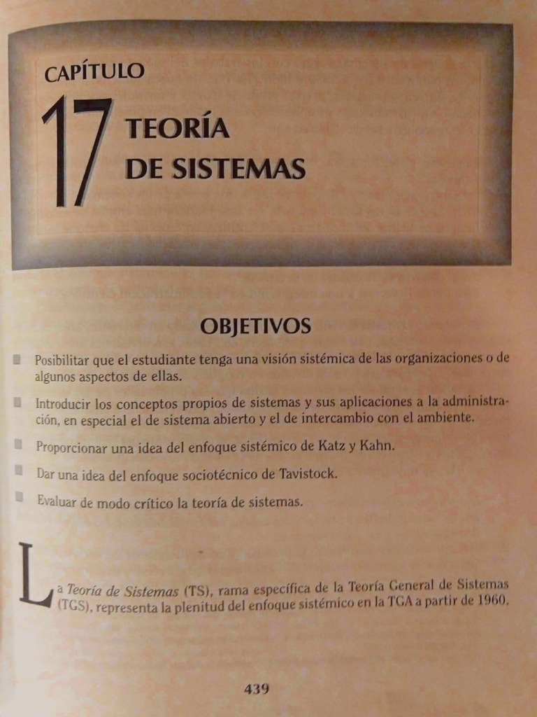 Teoria de Los Sistemas | PDF