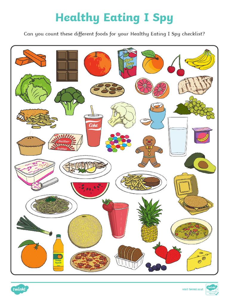 Healthy Food I Spy | PDF