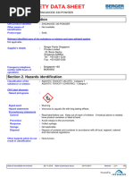 Dish Washing Liquid - MSDS | PDF | Toxicity | Occupational Safety And ...