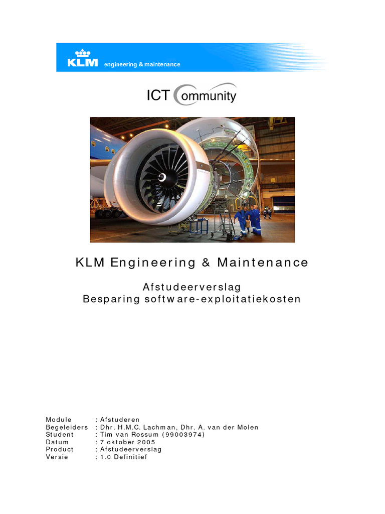 KLM MaintenanceEngineering TechnicalTraining | PDF