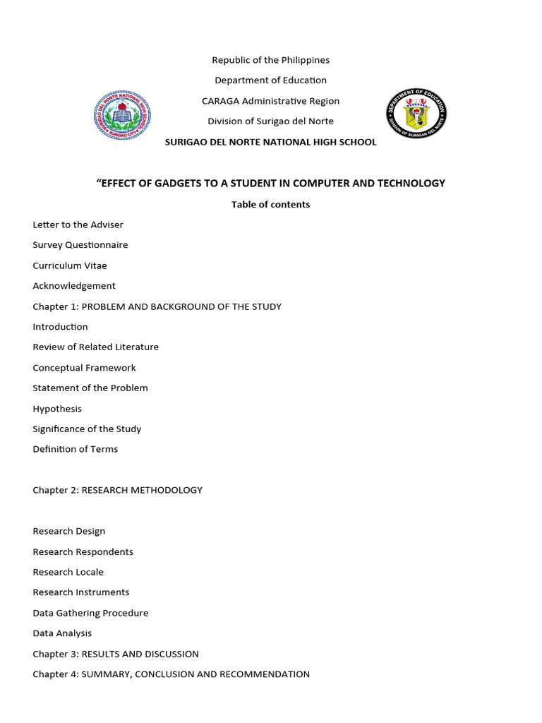 Final Research Grade 10 Potato. | PDF | Telephone | Survey Methodology