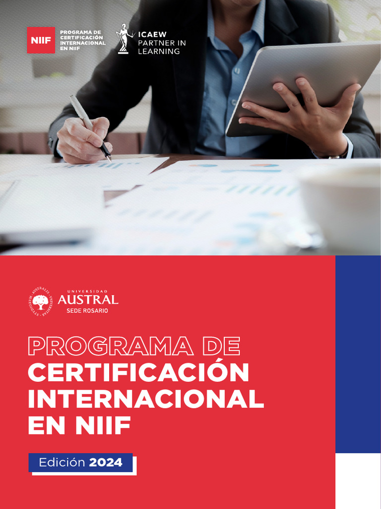 NIIF 2024 Folleto v2 | PDF | normas internacionales de INFORMACION FINANCIERA | Contabilidad