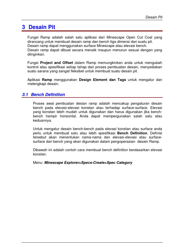 03MP Desain Tambang | PDF