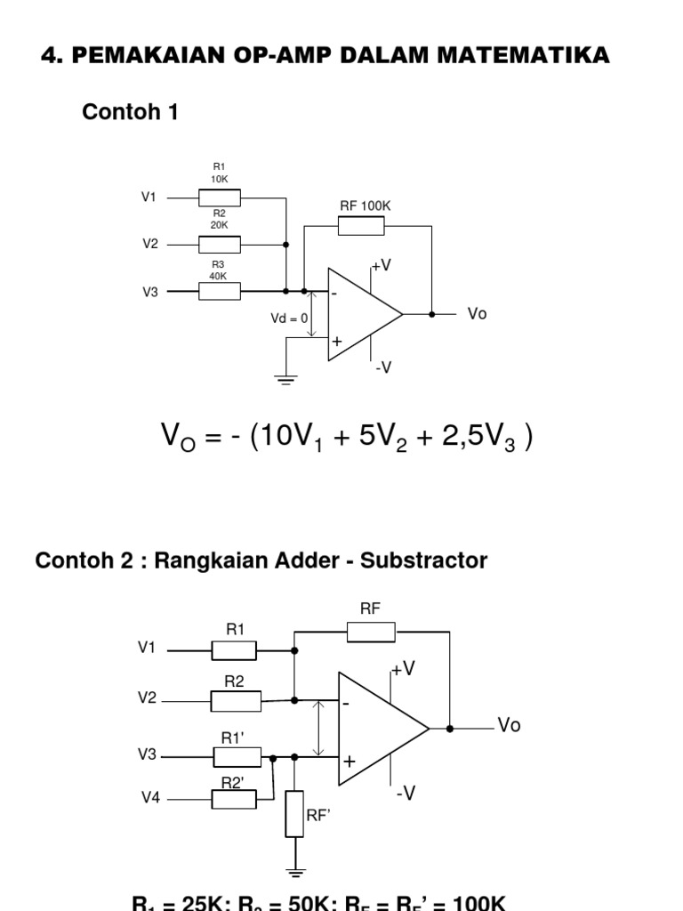BAB 4 5 APLIKASI MATEMATIKA PENGUAT INSTRUMENTASI - Compressed | PDF