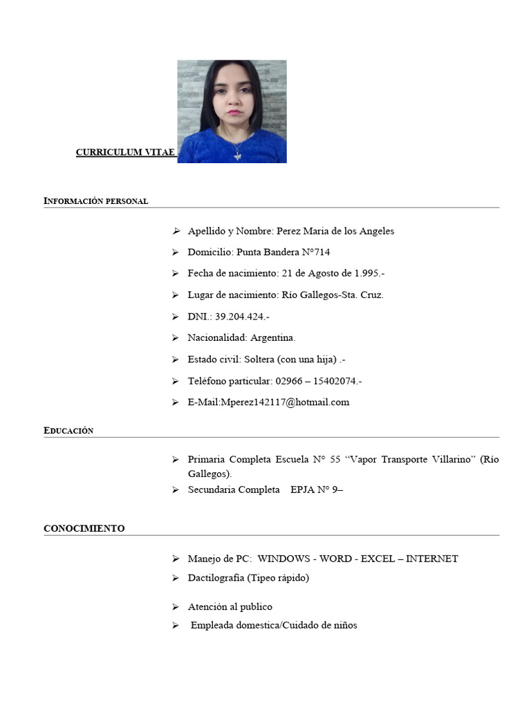 CV Maria Perez 2024 (1) | PDF