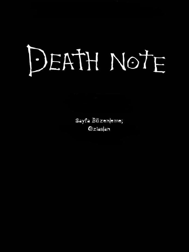 Death Note 1 TR | PDF