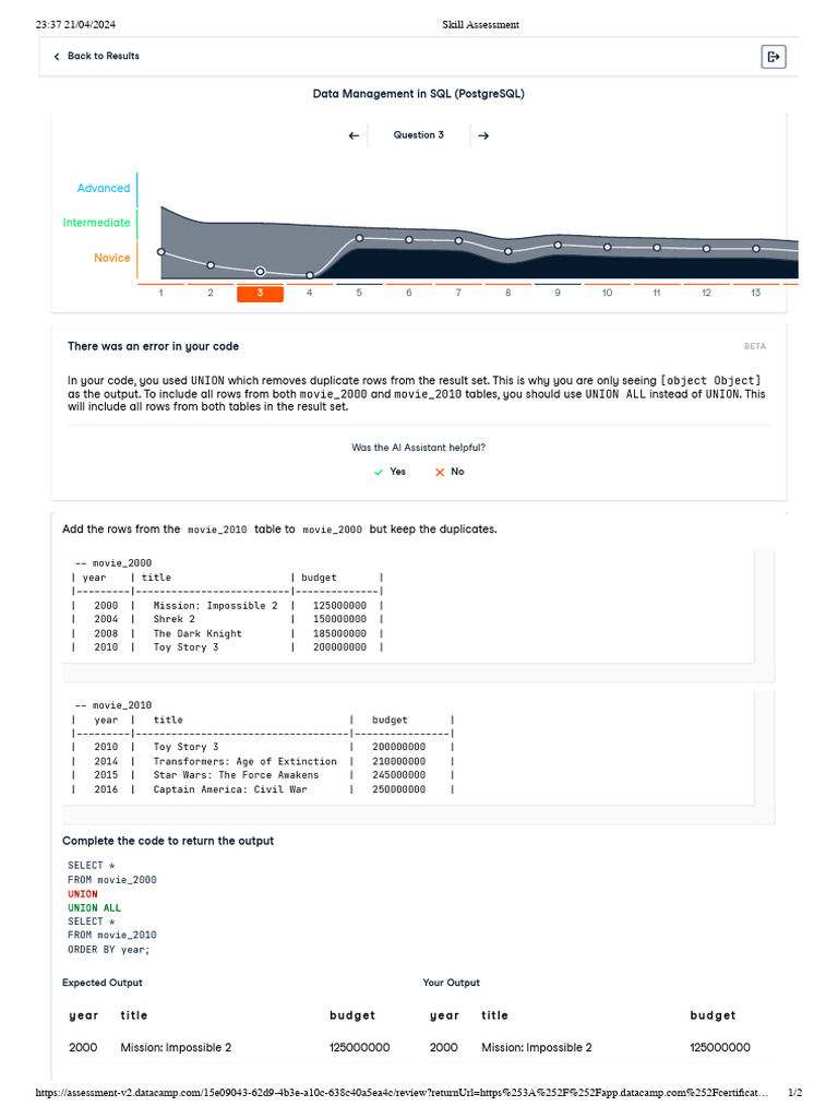 Advanced: Novice | PDF | Databases | Computer Data
