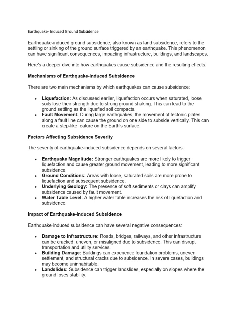 5.-Earthquake-Induced-Ground-Subsidence | PDF | Earthquakes | Physical ...