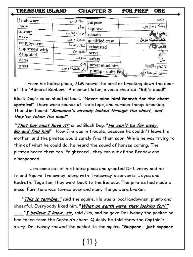Chapter 3: The Pirates' Attack | PDF | Treasure Island