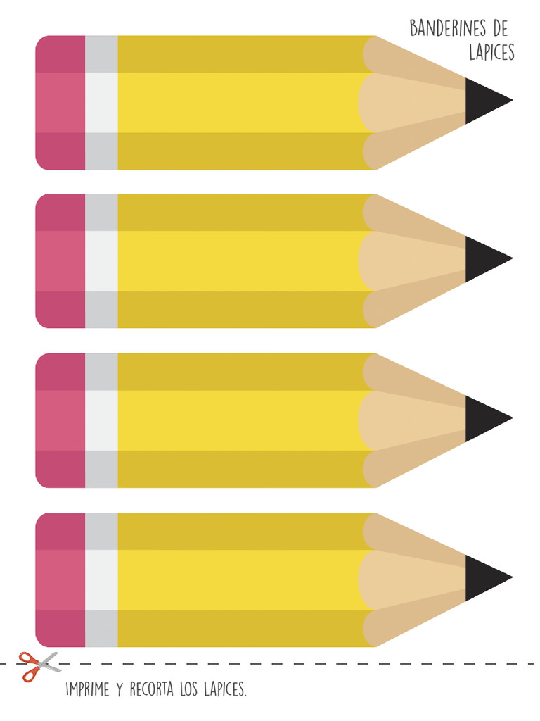 BANDERINES DE LAPICES | PDF