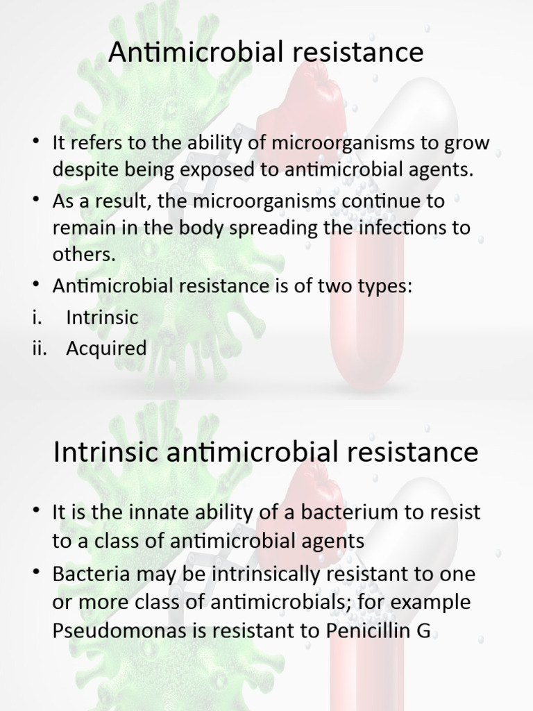 Antimicrobial Resistance | PDF | Antimicrobial Resistance | Bacteria